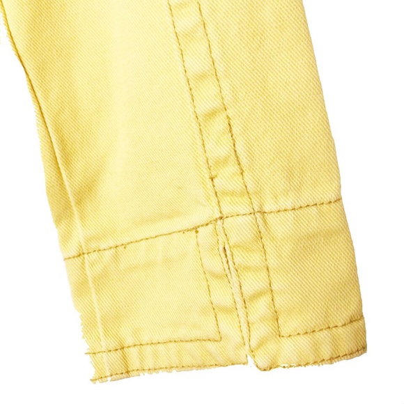 CAbi | Jackets & Coats | Cabi Trucker Western Yellow Denim Jacket M ...